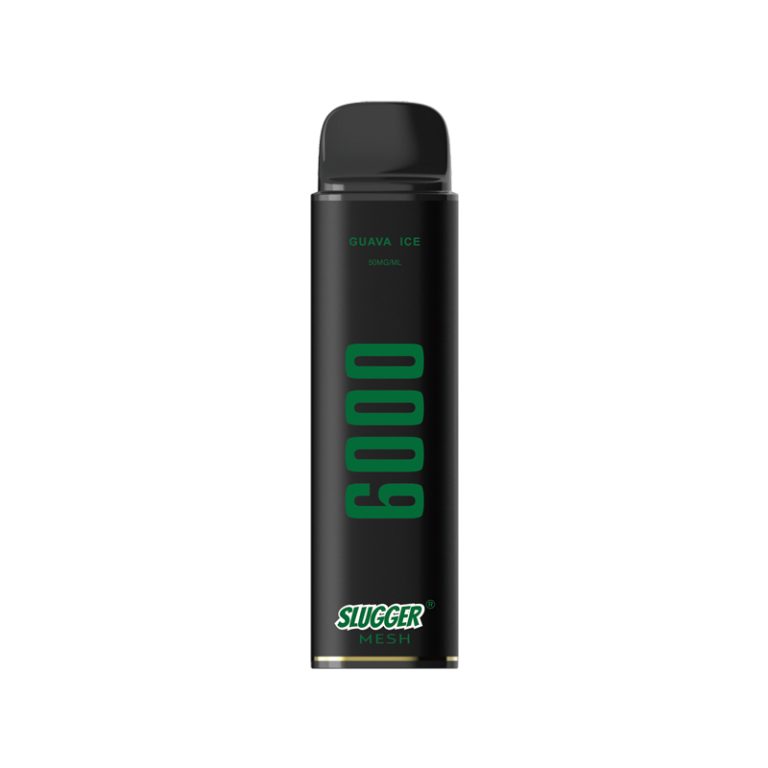 Slugger Black Disposable Vape - Guava Ice 50mg (6000 Puffs)