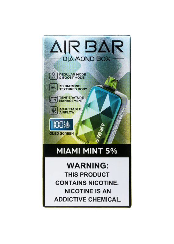 AirBar Diamond Box Disposable Miami Mint| Best Prices In Pakistan