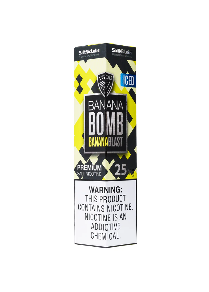 VGOD Nic Salt– Banana Bomb Iced (25/50 mg) | Best Prices